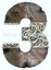 Western House Address Numbers Rustic Silver Floral Design Home Decor ...
