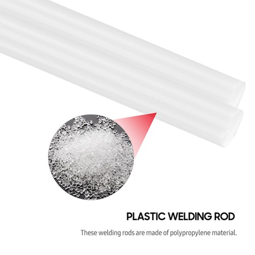 (25cm)50Pcs PP Plastic Welding Rods Low Density Polypropylene Flat Rods ...