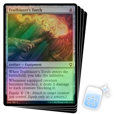 FOIL TRAILBLAZER'S TORCH X4 Commander Legends: Battle For Baldur's Gate ...