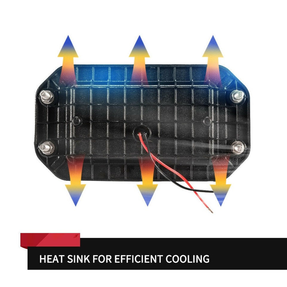 1X(2Pcs 12V 6 Inch Flush Mount Work Light 26 LED Super Bright Spotlight ...