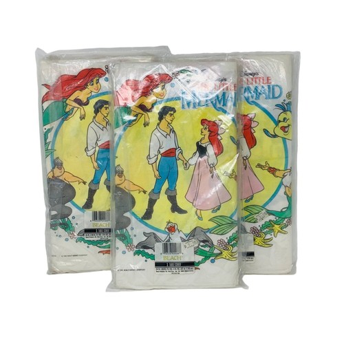 Vintage Disney's The Little Mermaid Table Cover Nostalgia Birthday ...