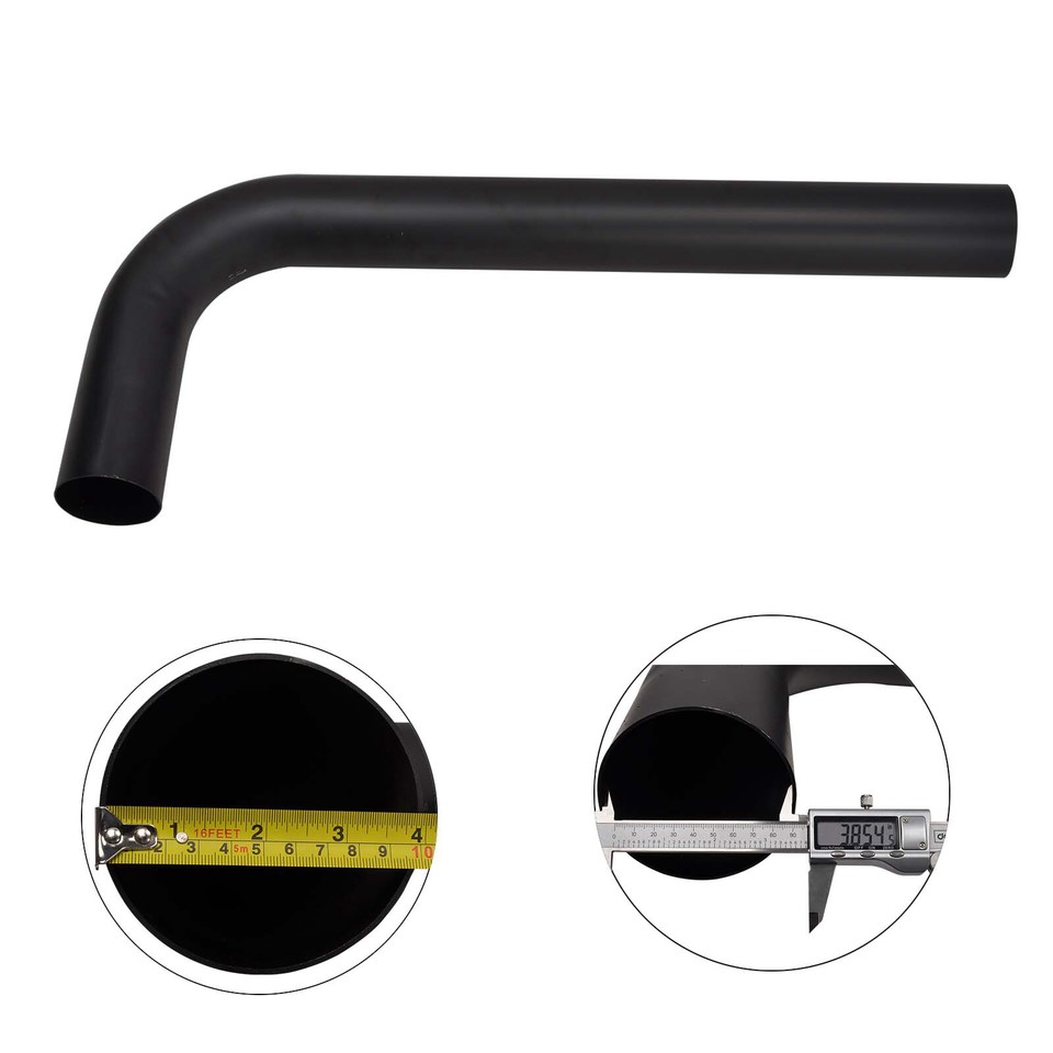 Stainless Steel 4" T Pipe Kit Dual Smoker Exhaust Stack System ...