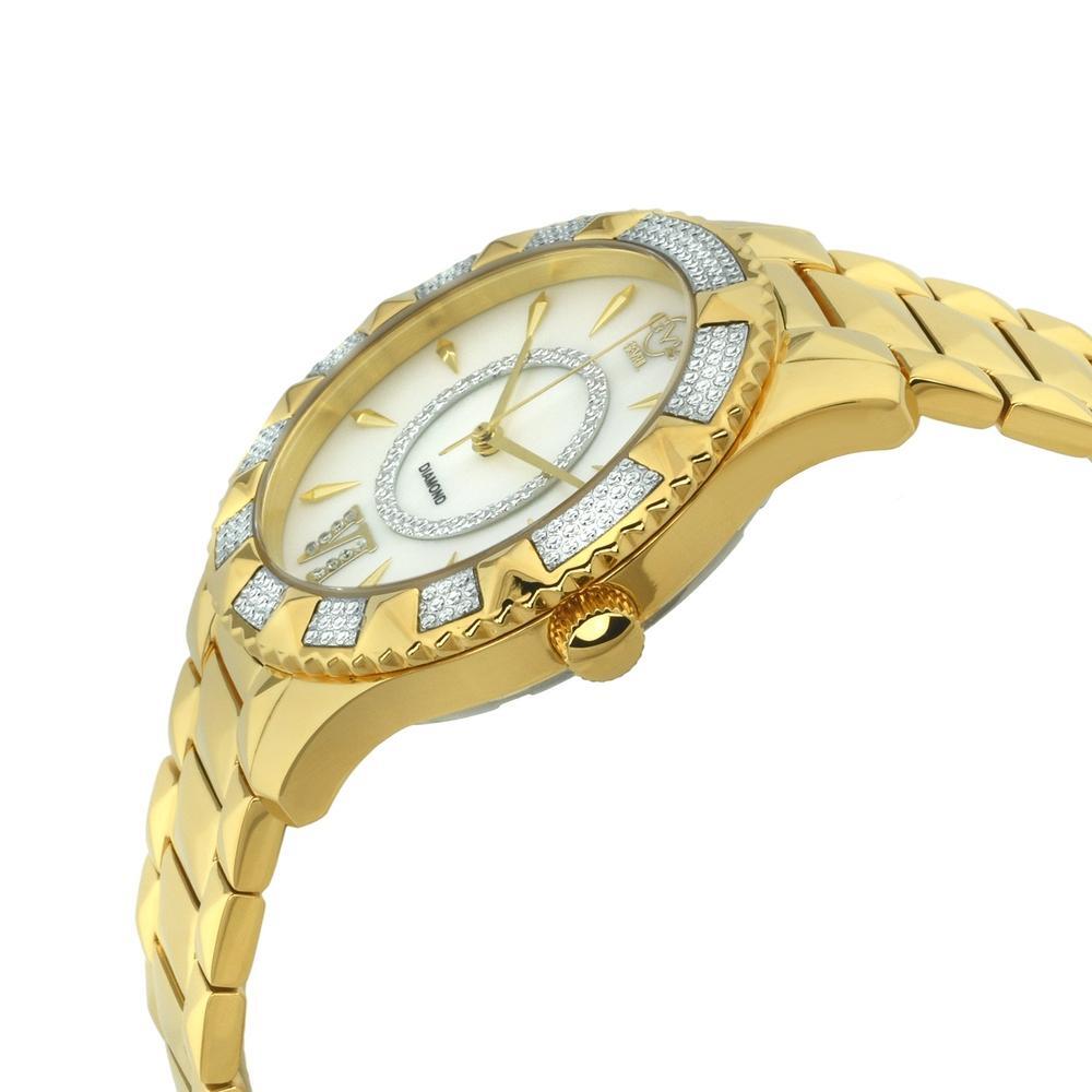 Gv2 By Gevril Women's 11712-525 Venice MOP Dial Gold IP Stainless Steel ...