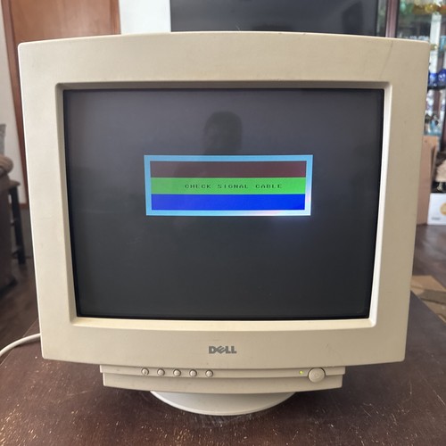 Dell M770 17" CRT VGA Computer Monitor 1280 x 1024 @ 85Hz - Retro ...