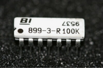 5x 899-3-R100K BI Technologies DIL Resistor Networks 100K 2% 0.25W ...
