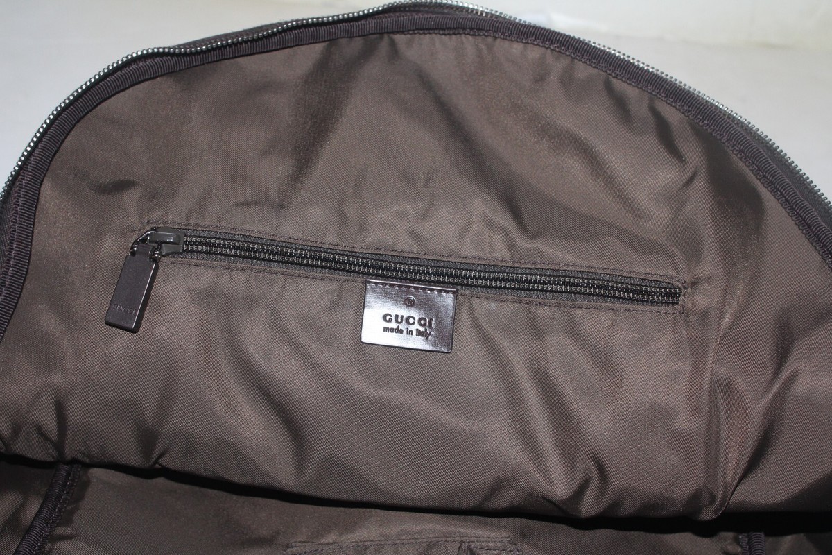 Gucci Interlocking G Backpack GG Coated Canvas Medium Brown Gucci Interlocking G Backpack GG Coated Canvas Medium Brown