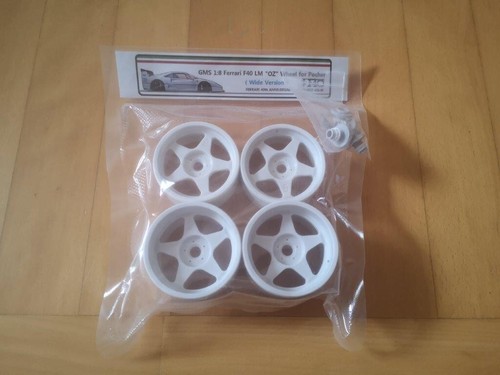 Wheel GSM for FERRARI F40 LM "OZ" POCHER 1/8 scale K55 K56 K57 K58 K60 ...