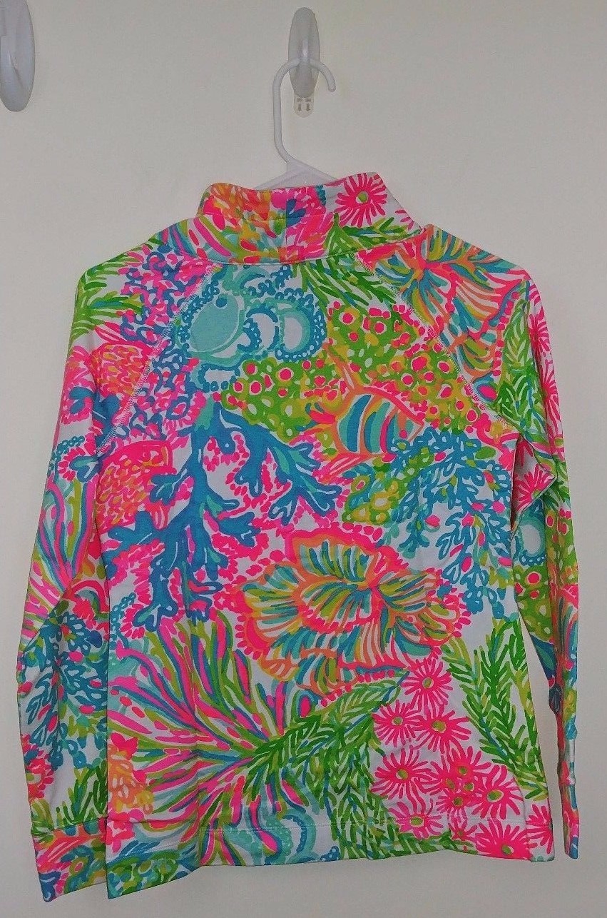 NWT Lilly Pulitzer Multi LOVERS CORAL Skipper Popover Size XS New ...