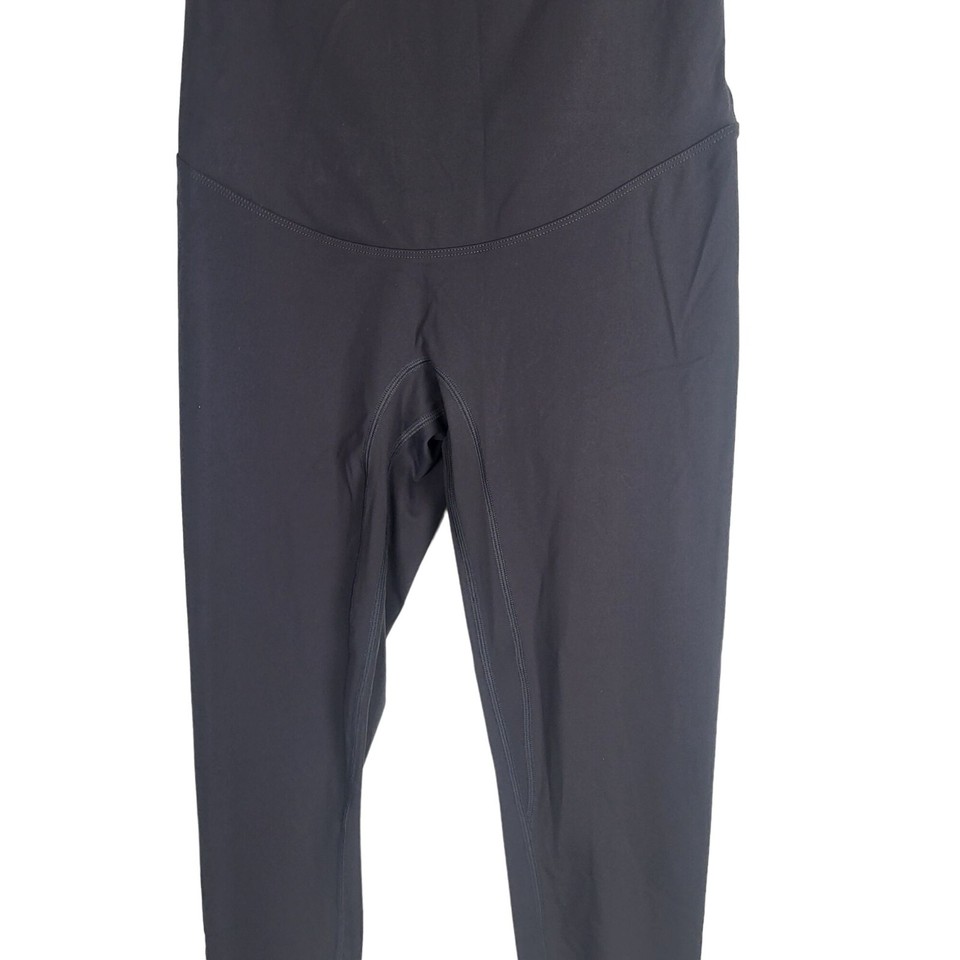 Poshdiva Leggings XS Womens Full Length Dark Grey Pull On High Rise ...