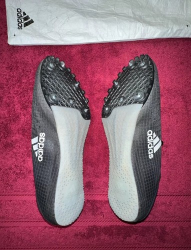 Men's Adidas Sprintstar Track & Field Spiked Black & White Cleats Size ...