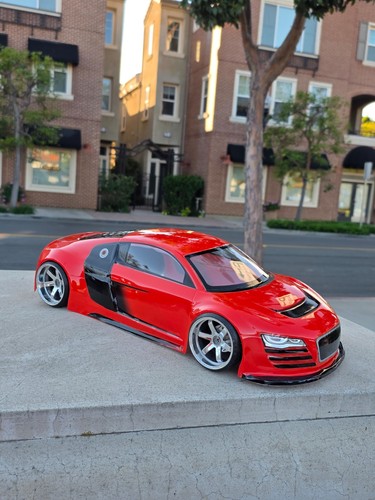 200mm 1/10 Custom Paint AUDI 4Tec2 FZ2D2 HPI DC10 YD2 MST TT02 Body ...