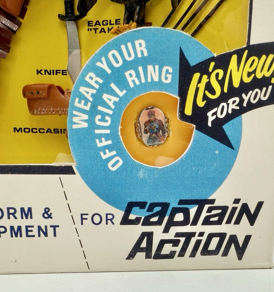 VINTAGE IDEAL CAPTAIN ACTION TONTO COSTUME 1966 COMPLETE WITH ...