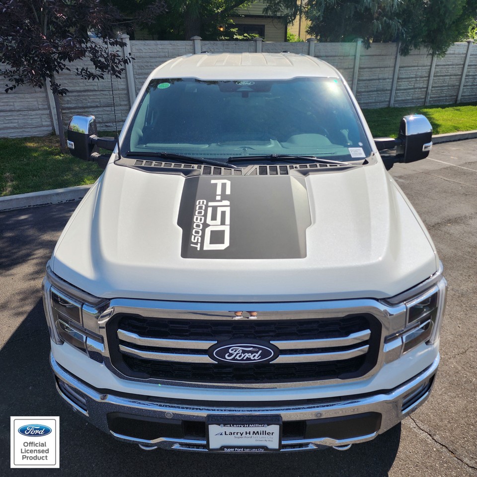 Fits 2021-2025 Ford F150 Ecoboost Center Hood V4 High Quality Decals F ...