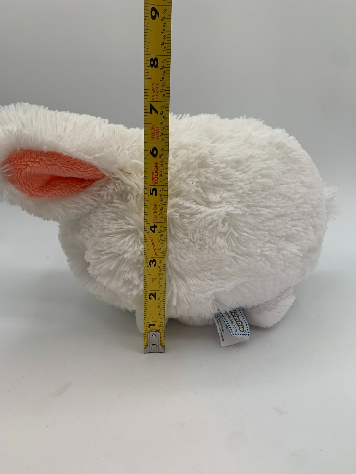 SQUISHABLE dust Bunny 2016 snuggle Plush Stuffed Ball White Rabbit 8 ...