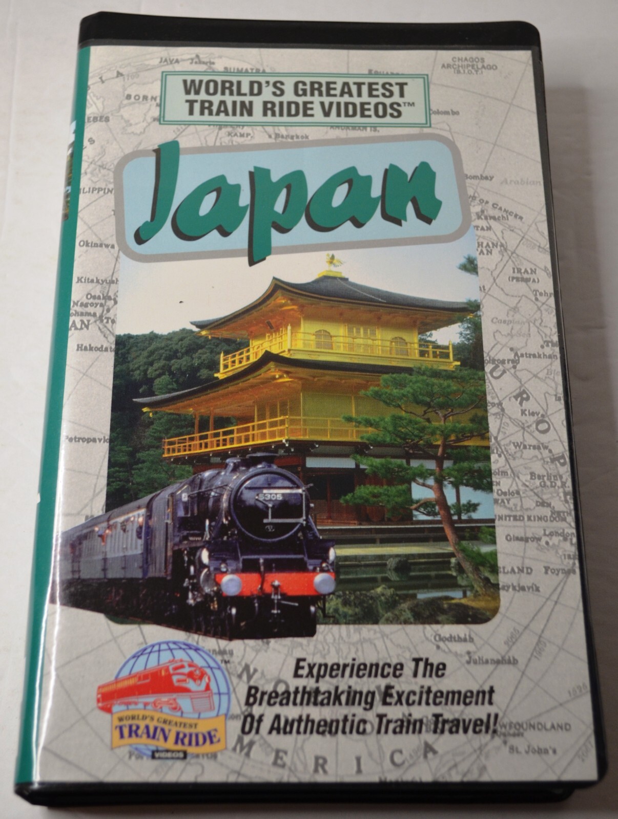 1995 WORLDS GREATEST TRAIN RIDE VIDEOS JAPAN VHS CLAMSHELL PUBLISHERS ...
