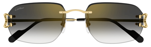 Cartier CT0468S 001 Gold Sunglasses C Decor New Authentic | eBay