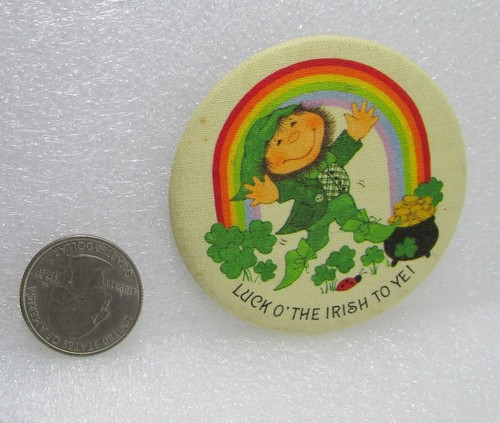Hallmark Cards Luck O' The Irish To Ye! Button Pin | eBay