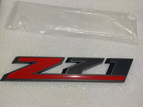 1X PLASTIC DECAL Z71 Emblem Badge For 2014-2018 Chevy Colorado (Black ...