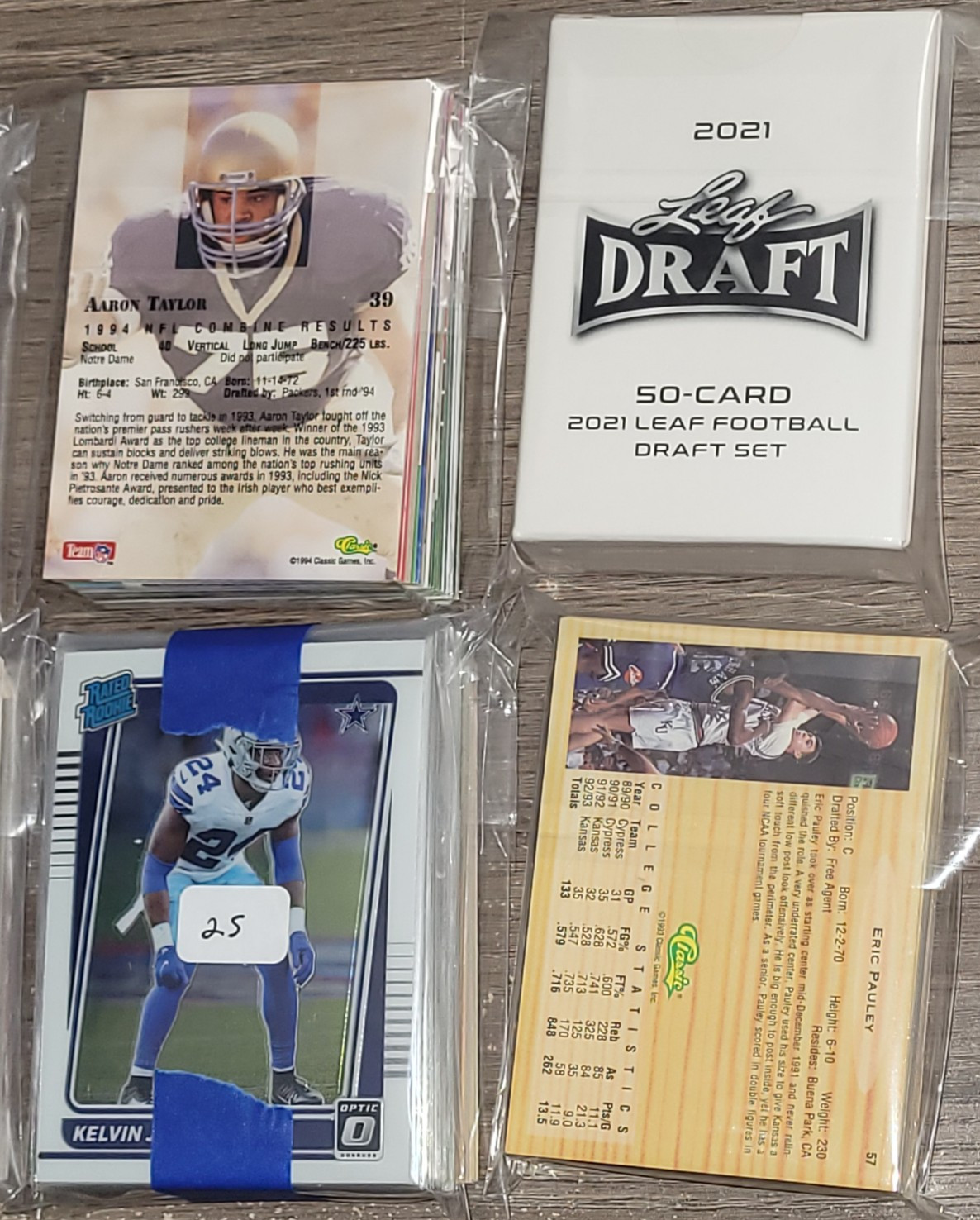 HUGE SPORTS CARD LOT OF 800 - MOSTLY FOOTBALL - ALL COMMON ROOKIES & INSERTS | eBay