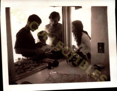 Vintage Found Snapshot Photograph Family Baking Cookies Together in ...
