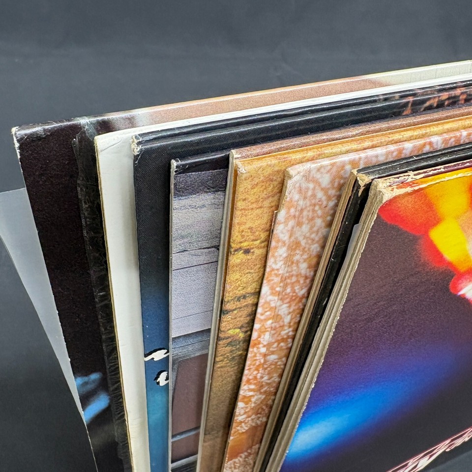 LOT OF 36 JAPAN LPs ROCK VINYL PIN-UP ALL OBI NM to EX BEATLES KATE ...