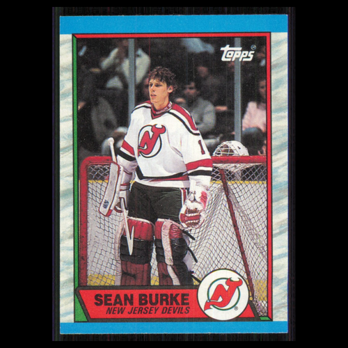Sean Burke #92 1989 Topps New Jersey Devils Hockey Card NHL NM | eBay
