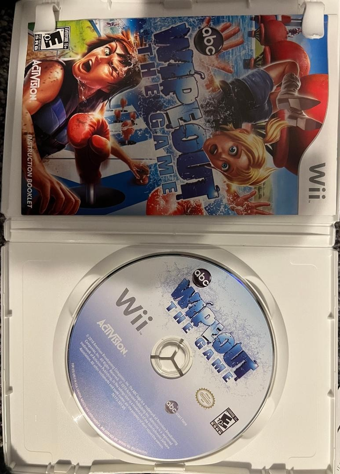 Wipeout The Game (Nintendo Wii, 2007) Complete w/Man Tested and Manual ...