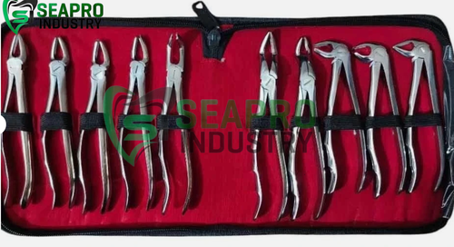10 pcs Dental Extracting Forceps Set - Tooth Extraction Surgical ...