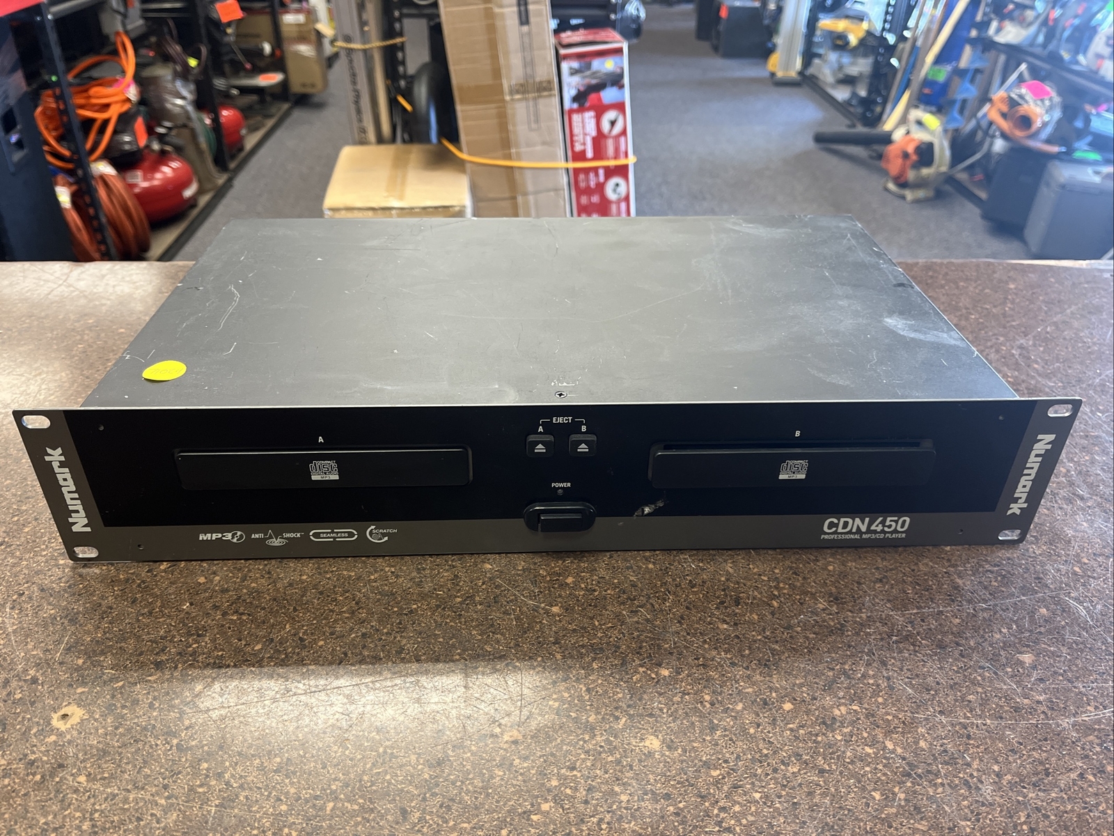 NUMARK CDN450 Rack-Mount Professional Dual MP3/CD Player RS | eBay