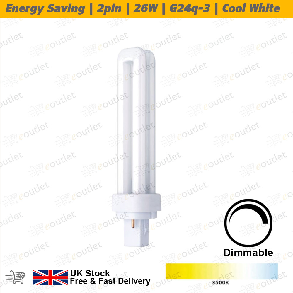 Bell BLD Double Turn G24d-1/G24q-2/G24d-3 CFL Compact Fluorescent Light ...