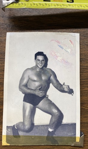 BEYOND RARE Vintage 1950'S Wrestling ORIGINAL Photo Johnny Barend ...