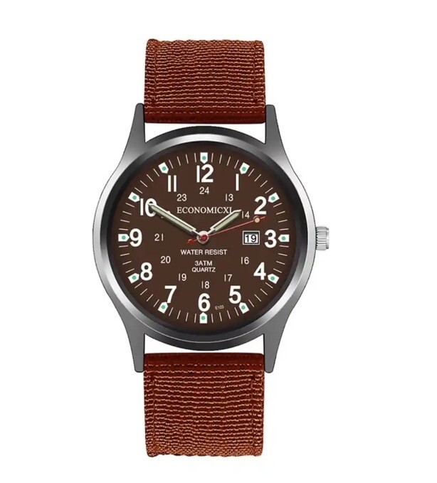 Swiss Army Military Watch Men’s Canvas Strap Analog Quartz Sport Wrist ...