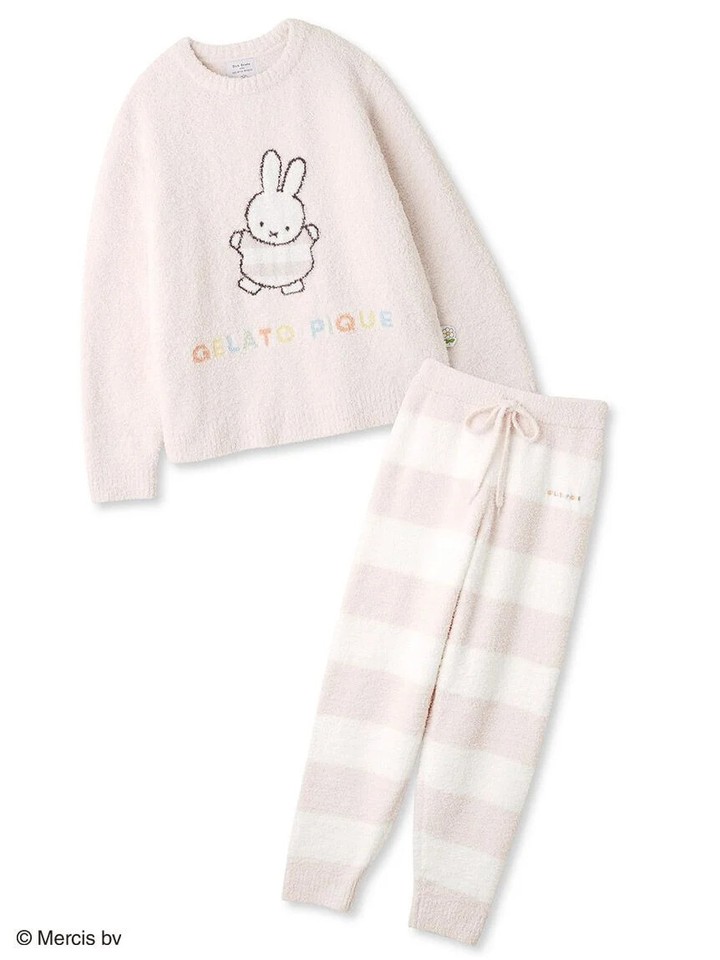 Gelato Pique Miffy Baby Moko Jacquard Pullover & Long Pants Set 4 types ...