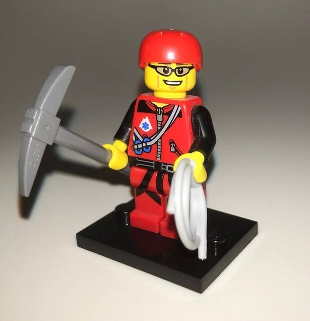 LEGO Minifigure Series 11 Mountain Climber with Rope and Pickaxe | eBay