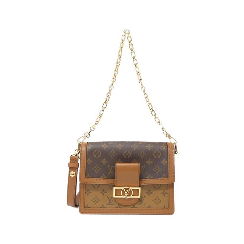Authentic LOUIS VUITTON Monogram reverse Dauphine MM M44391 Shoulder ...
