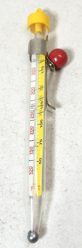 Vtg Acu-rite Deep Frying Candy Jelly Glass Thermometer 1970's | eBay