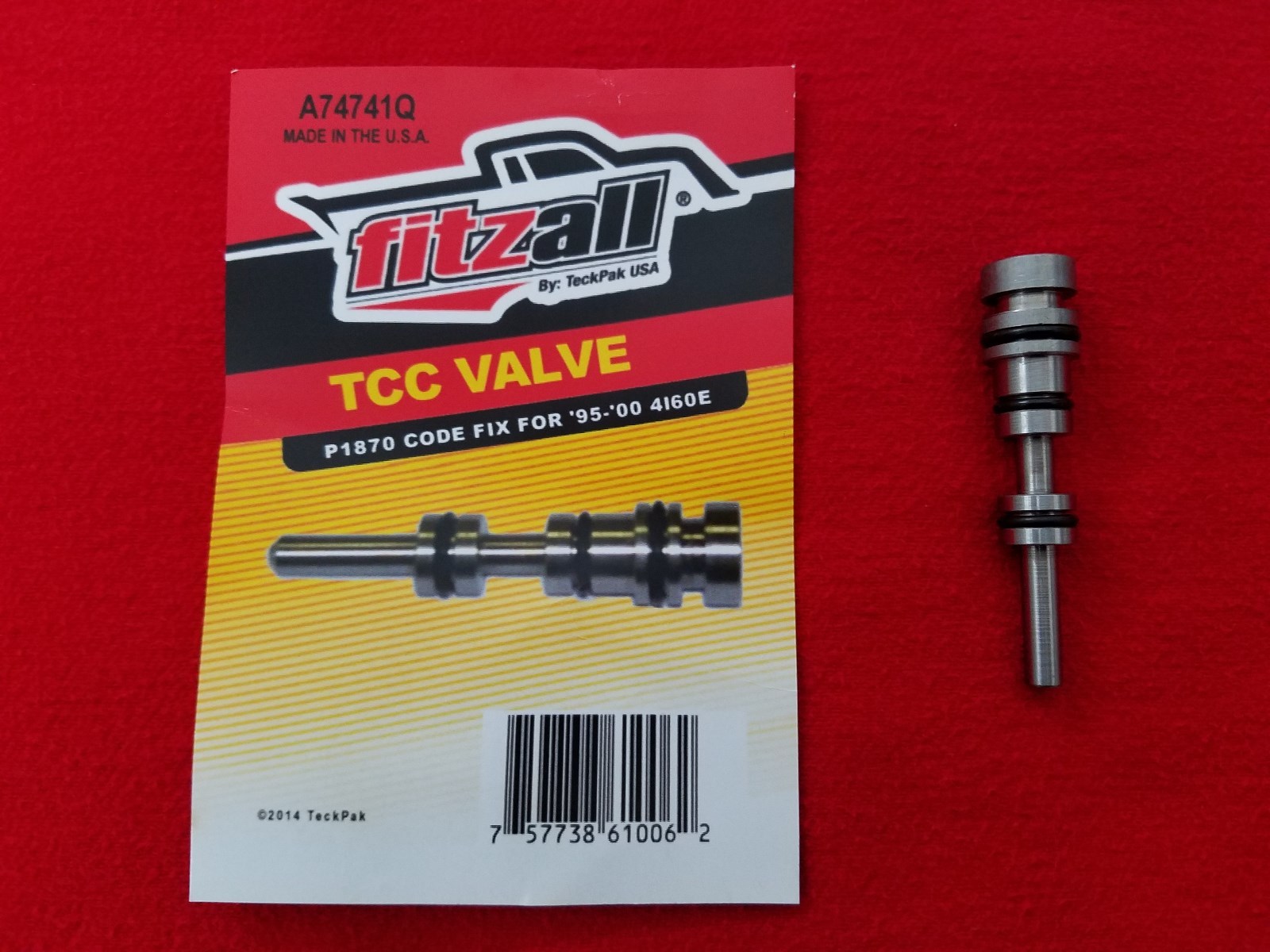 Fitzall TCC Valve P1870 Code Fix for 95-00 4L60E (A74741QB) (A74741Q ...