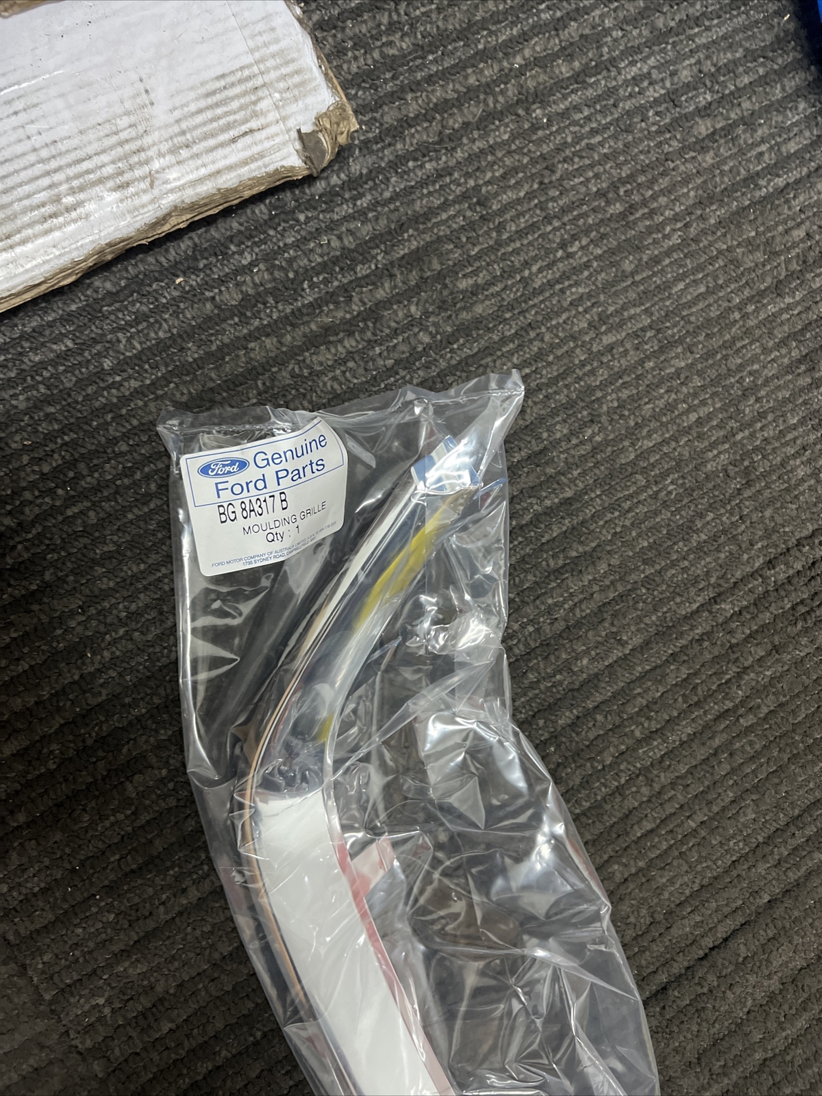 FORD FG CHROME UPPER GRILLE SURROUND G6 G6E TURBO FALCON - GENUINE | eBay