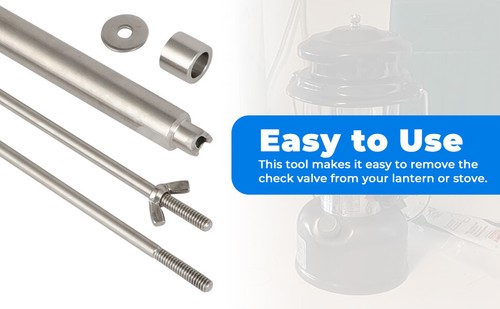 Double End Wide & Narrow Slot Check Valve Removal Tool Kit for Coleman ...