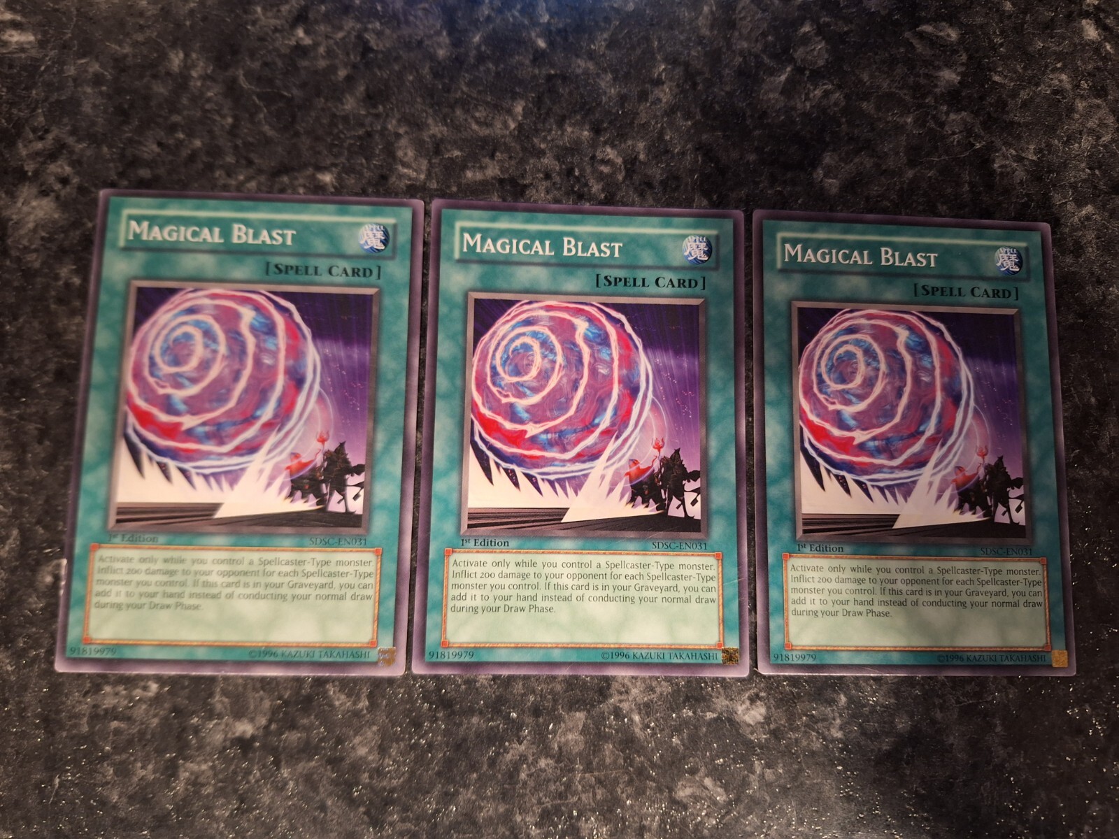 3X Magical Blast SDSC-EN031 - Yugioh Yu Gi Oh! Playset 1st Edition | eBay