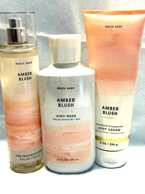 AMBER BLUSH Bath & Body Works Ultra Shea Body Cream, Body Wash ...