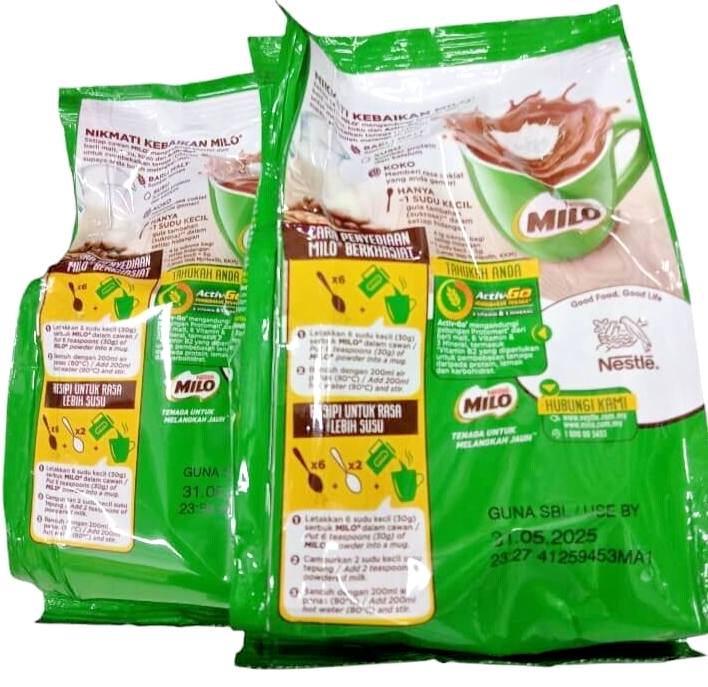 NESTLE MILO Nutritious Chocolate Malt Drink (Buy 1 Free 1 ) - Halal ...