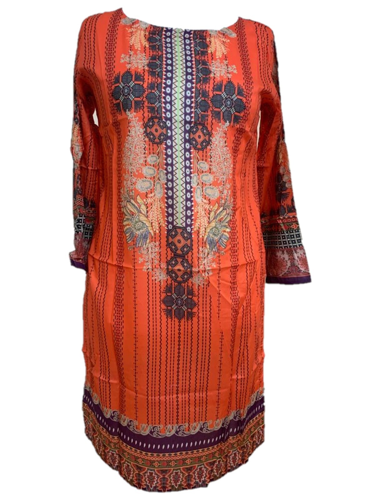 Women Indian Pakistani Readymade Kurti Kurta Cotton Digital Print Tunic ...