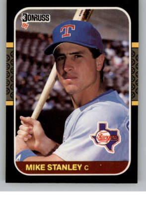 1987 Donruss #592 Mike Stanley RC Rookie Rangers | eBay