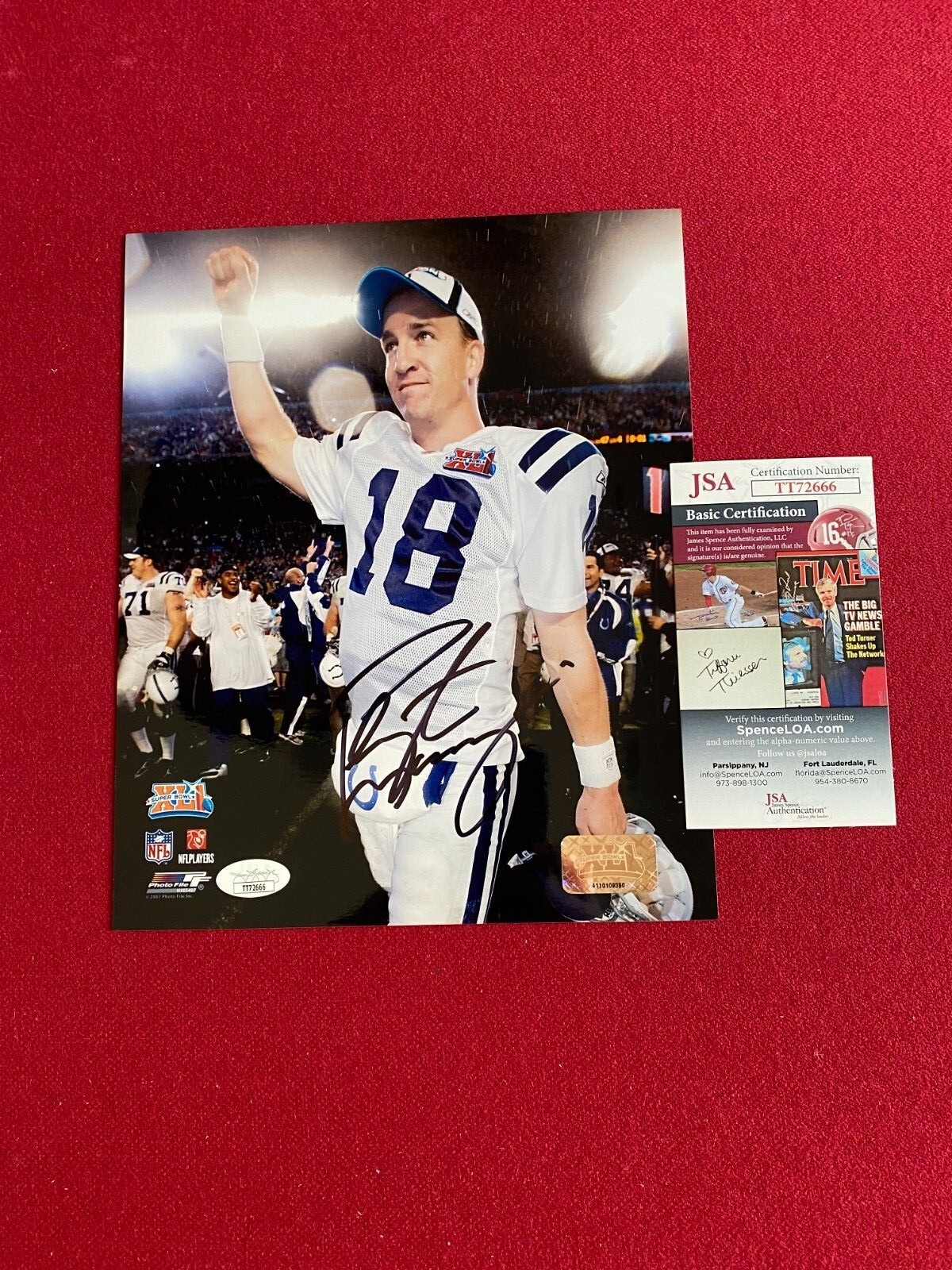 Peyton Manning | Autographed Football Memorabilia & NFL Merchandise