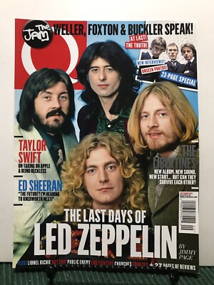 Q Magazine Last Days Of Led Zeppelin Taylor Swift September 2015 FREE ...