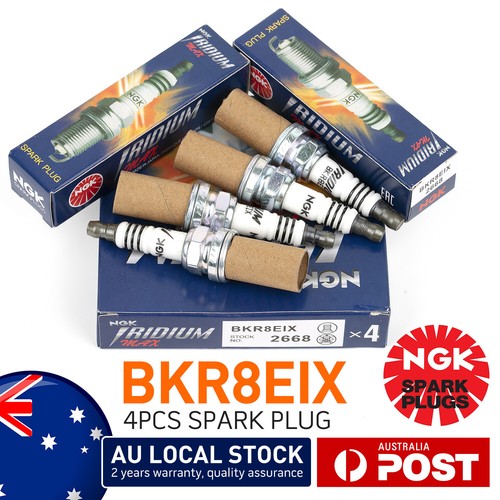 4pcs BKR8EIX Iridium Spark Plugs OEM NGK For Volkswagen Racing Colder ...
