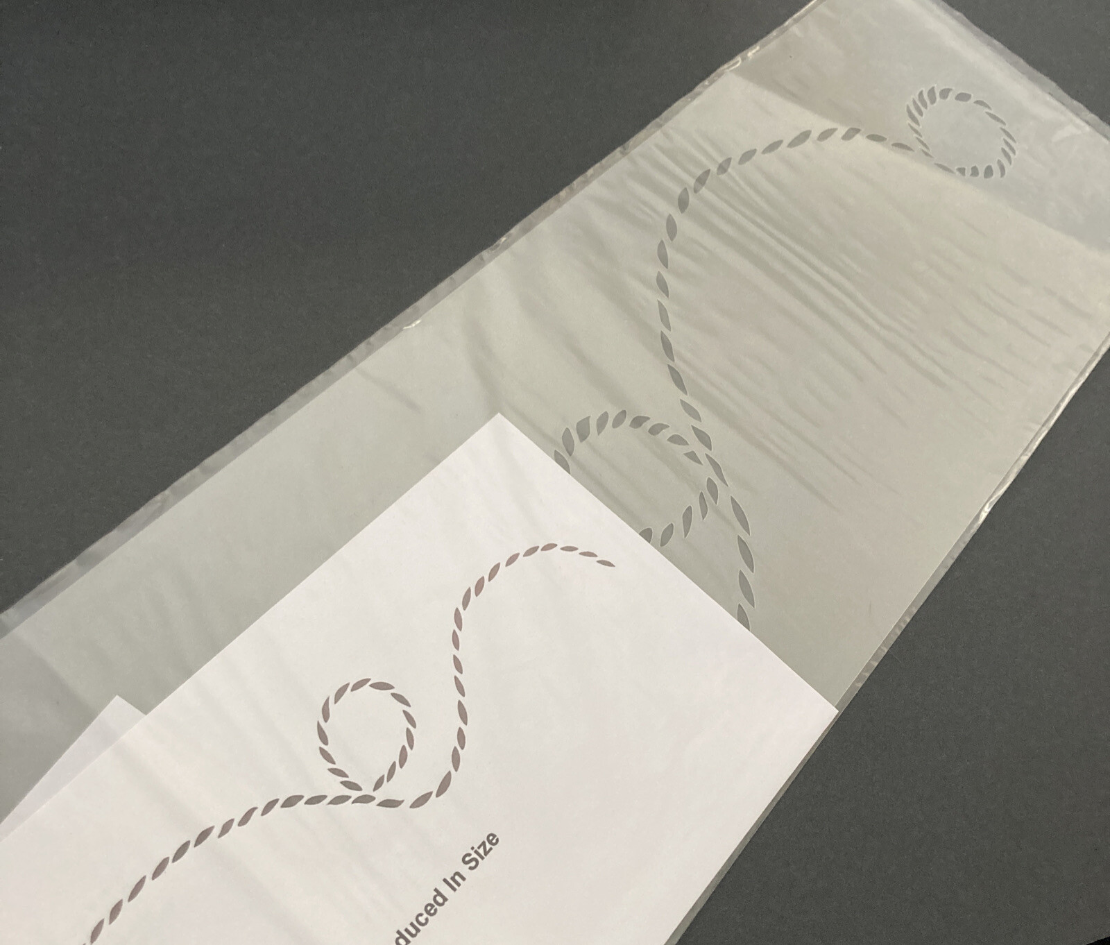 Lasso Stencils Paint Plastic Sponge Wall Airbrush Craft Rope 5.5”x28 ...