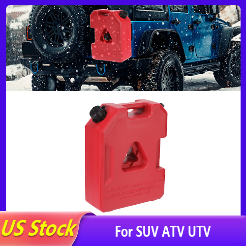 JUST V 3 Gallon/11.35L Red Fuel Gas Can Storage Tank for ATV Off Road ...