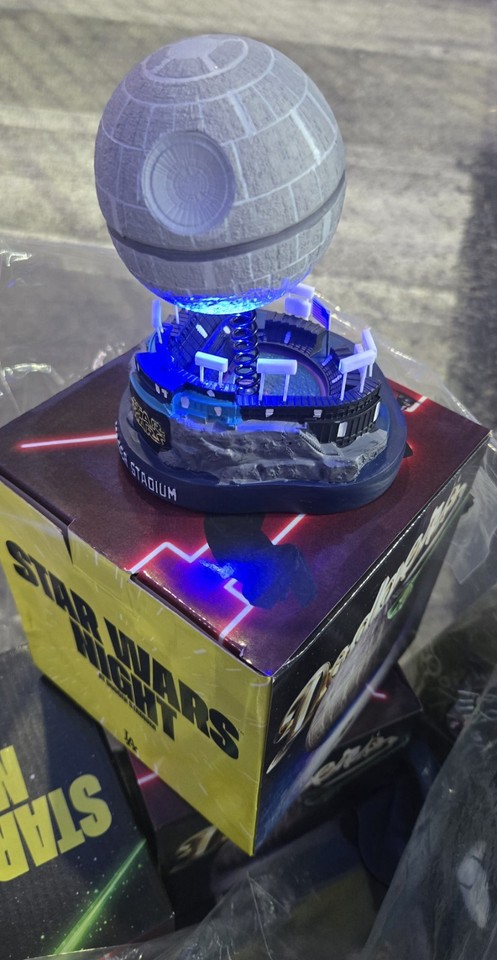 DODGERS STAR WARS DEATH STAR STADIUM BOBBLEHEAD SGA 5/14/25 | eBay